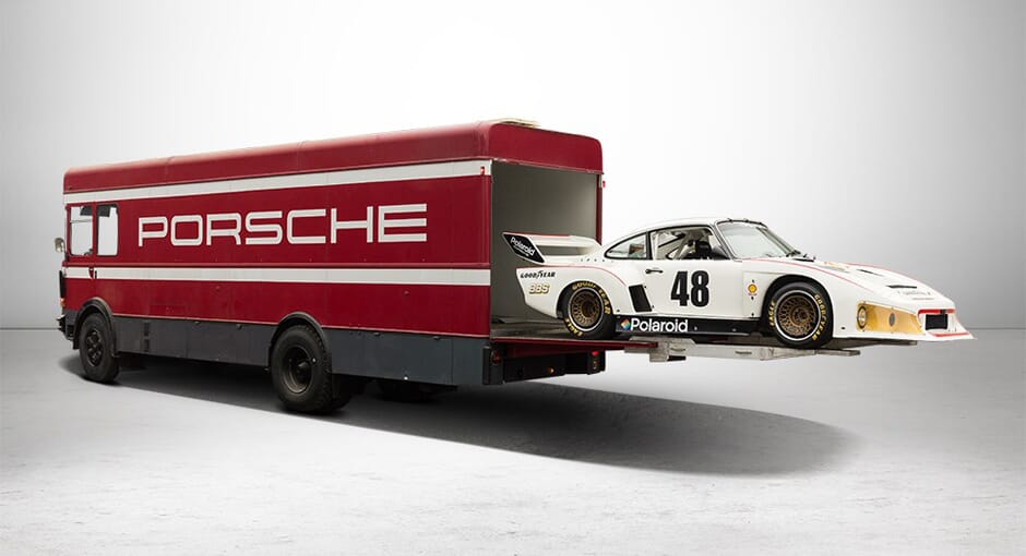 1977 Porsche 930 Turbo with Transporter | OPUMO Magazine