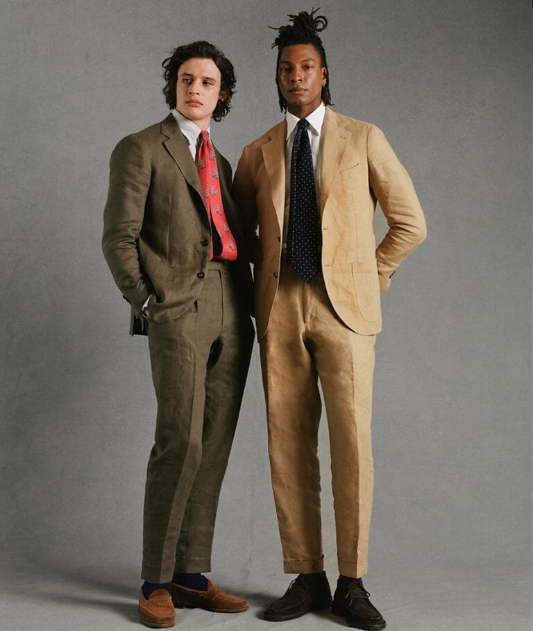 Channel summer elegance in Drake's linen suits | OPUMO Magazine