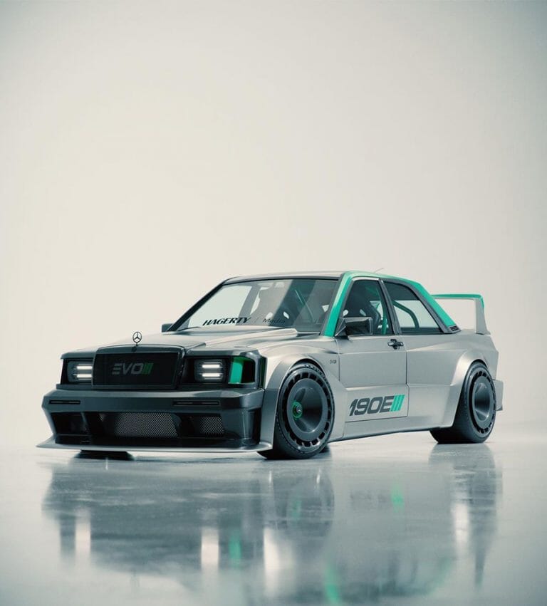 Digital dreamland: The Kyza's radical Merc restomod | OPUMO Magazine