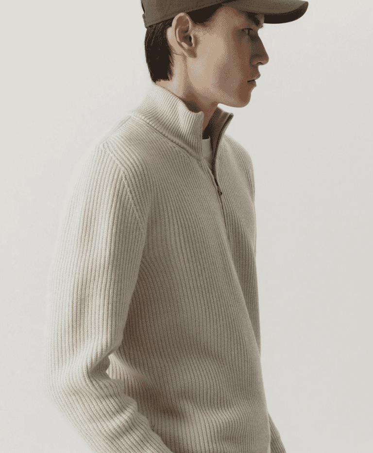 How to style a men's half zip sweater for winter | OPUMO Magazine ...