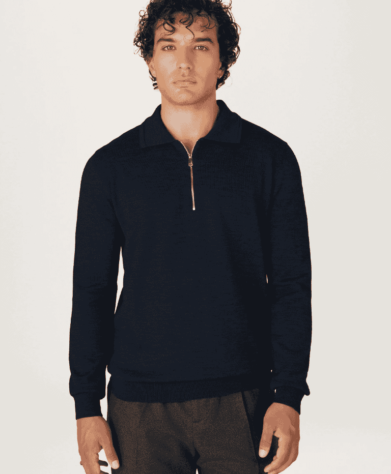 How to style a men's half zip sweater for winter | OPUMO Magazine ...