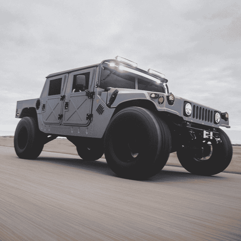 Electric Hummer, interior luxury: Cyber-Hummer by NAEV | OPUMO Magazine